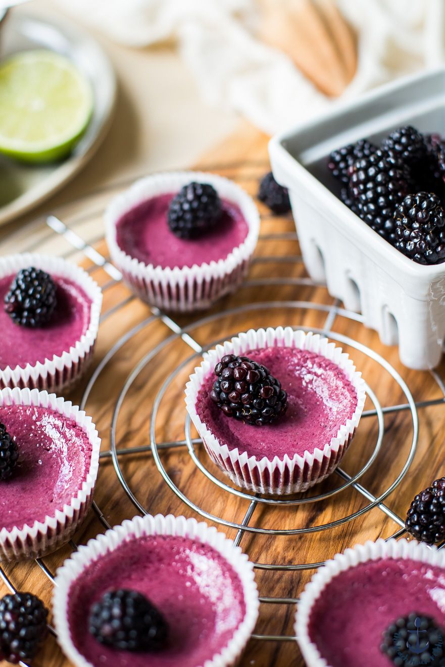Mini Blackberry Silk Pies with Gingersnap Crusts Recipe | The Feedfeed