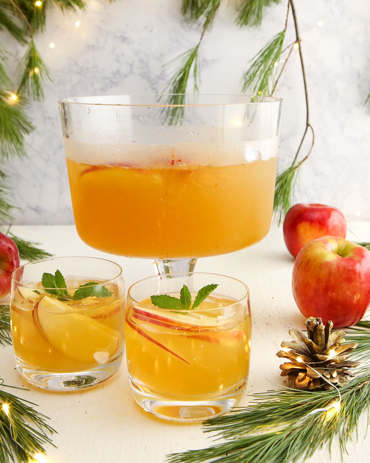 Bourbon Party Apple Shrub Punch Recipe | The Feedfeed