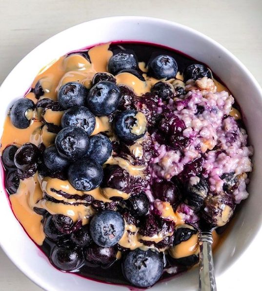 Loaded Blueberry Oatmeal Recipe | The Feedfeed