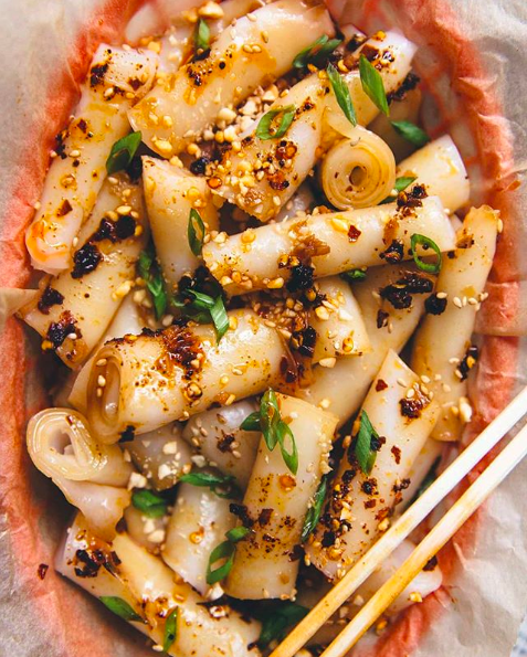 Basic Cheung Fun Rice Noodle Rolls Recipe | The Feedfeed