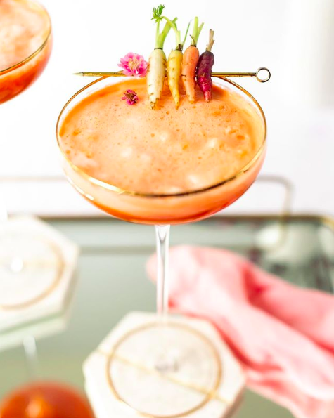 Carrot Ginger Cocktail Recipe | The Feedfeed