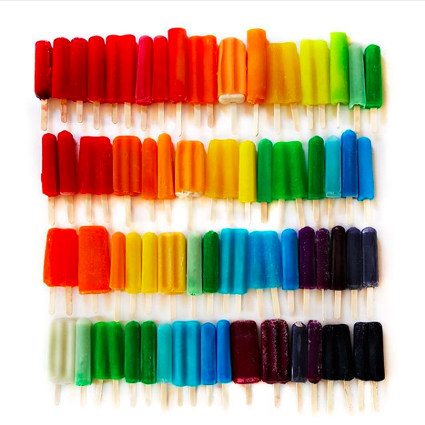 Rainbow Popsicles by wrightkitchen | Quick & Easy Recipe | The Feedfeed