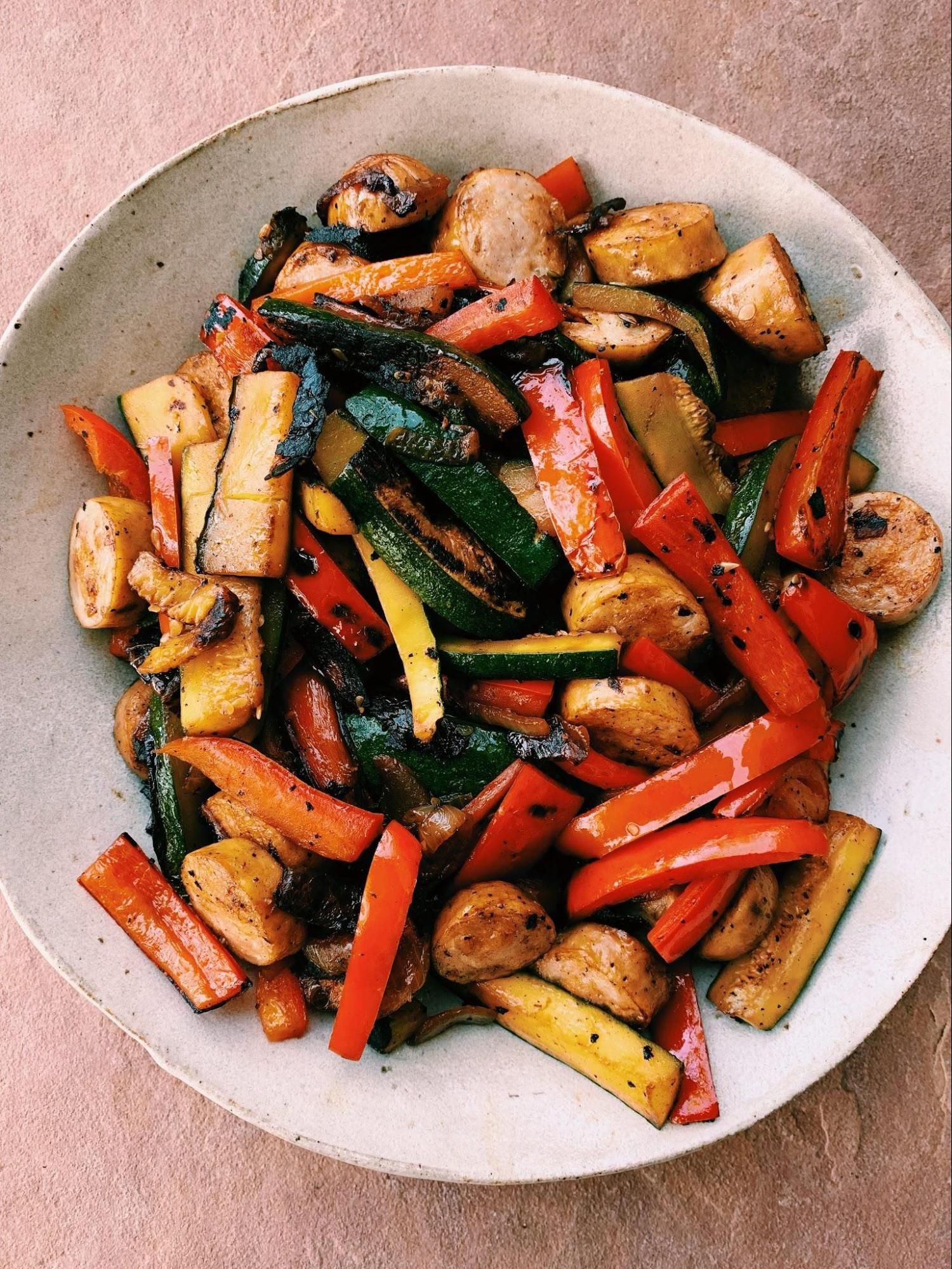 One Pan Sausage and Vegetables Recipe | The Feedfeed