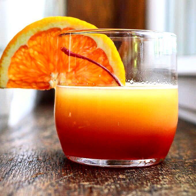 Tequila Sunrise Slushie Recipe | The Feedfeed
