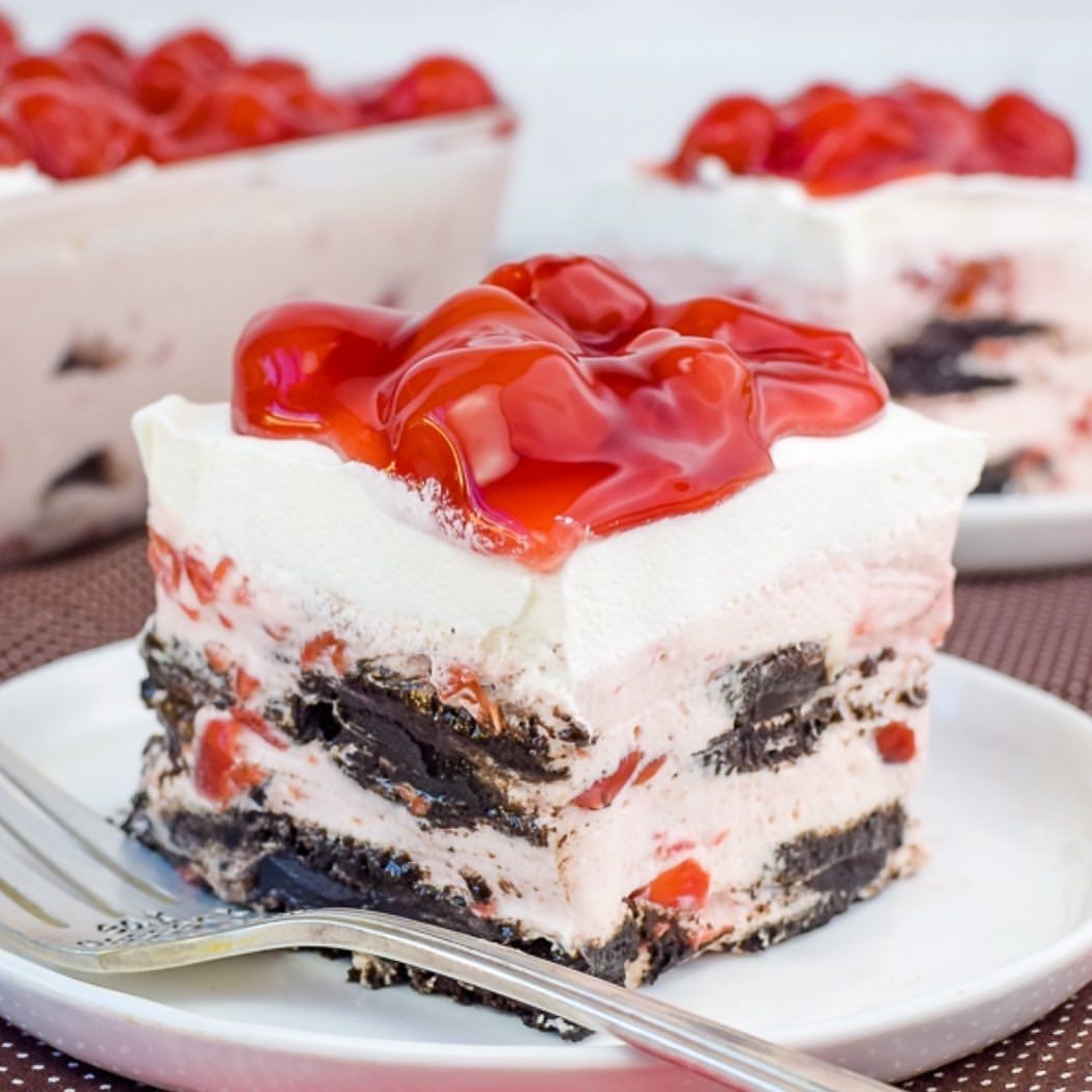 Cherry Chocolate Icebox Cake Recipe | The Feedfeed