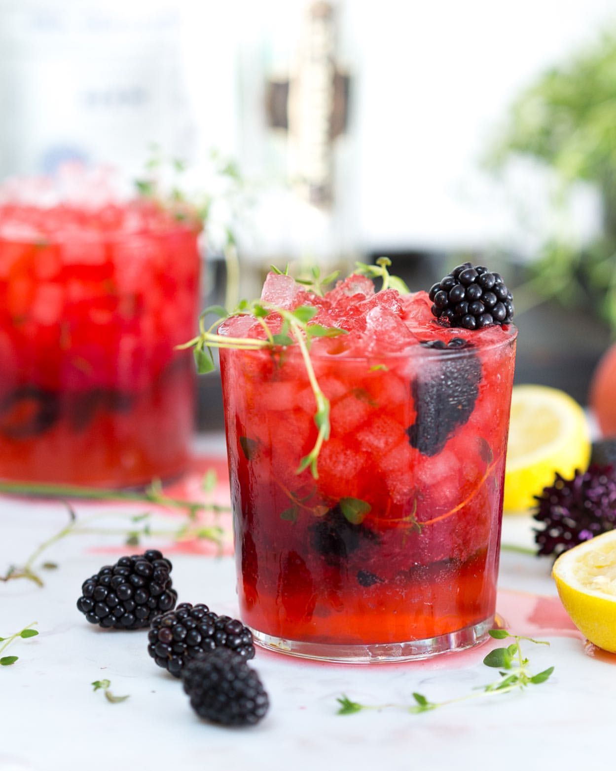 Gin Smash with Blackberries Recipe | The Feedfeed