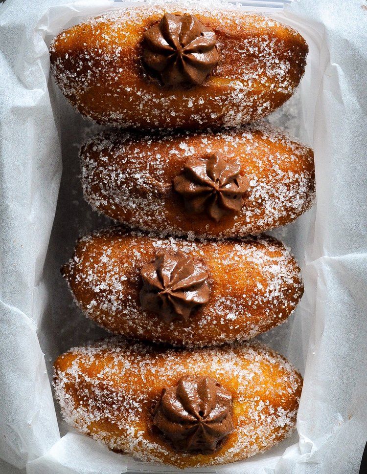 Doughnuts Filled with Chocolate Creme Recipe | The Feedfeed