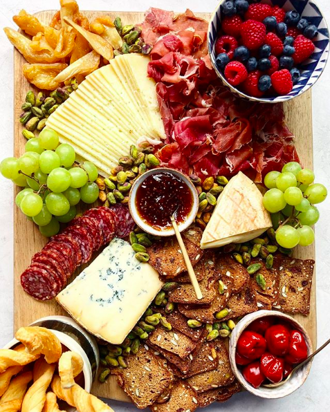 Fruit And Nut Cheeseboard Recipe The Feedfeed