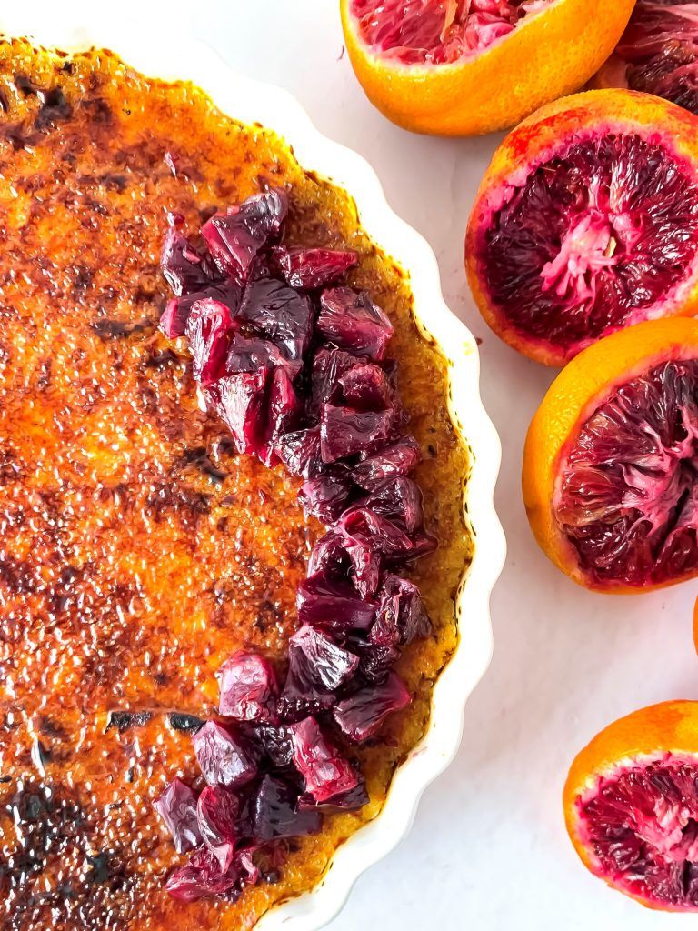 Blood Orange Vanilla Creme Brulee Recipe | The Feedfeed