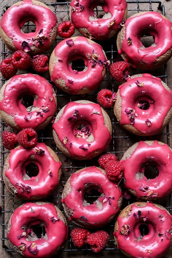 Raspberry Glazed Doughnuts Recipe | The Feedfeed