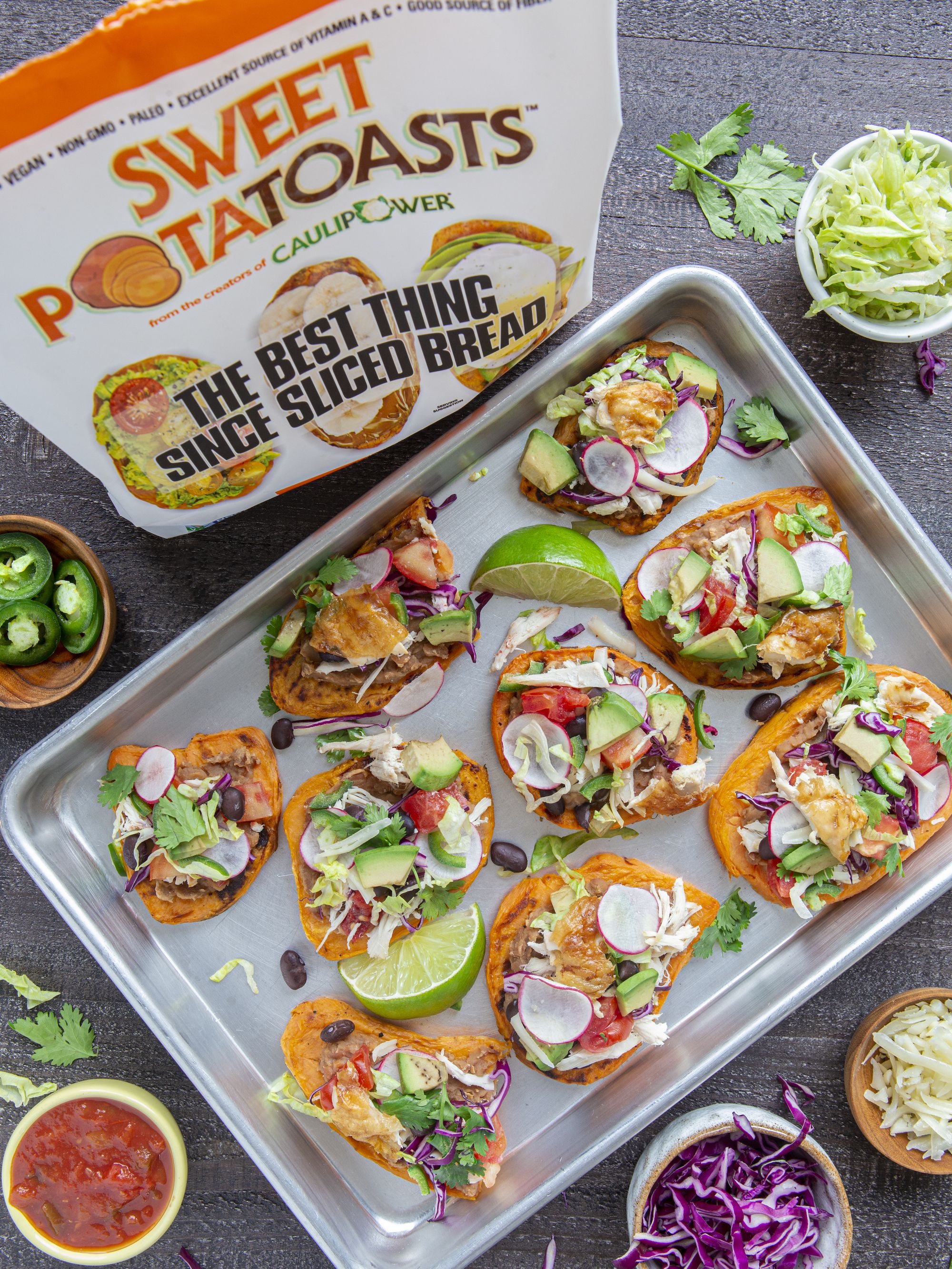 Roasted Chicken and Sweet Potato Tostadas Recipe | The Feedfeed