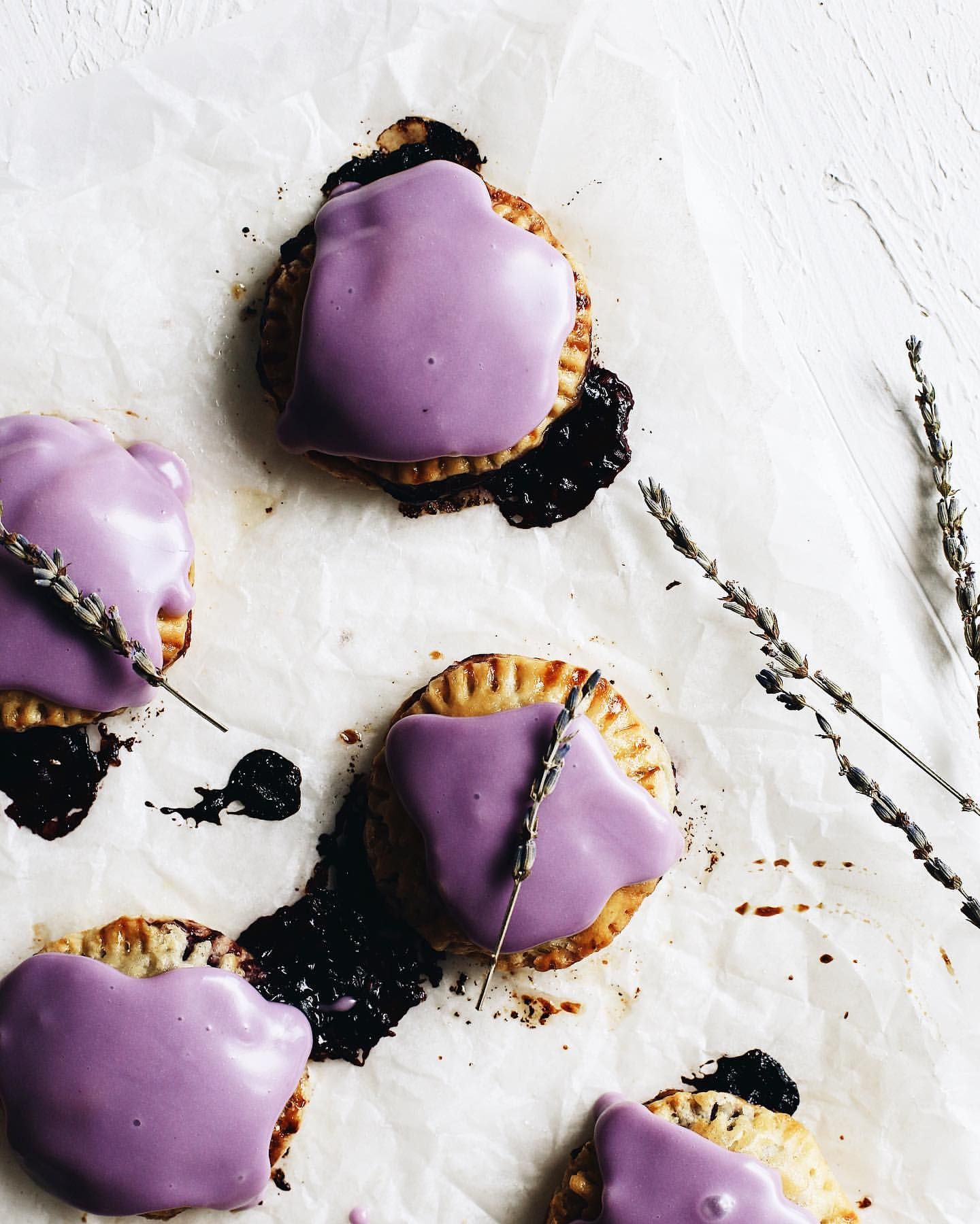 Blueberry Lavender Hand Pies Recipe | The Feedfeed