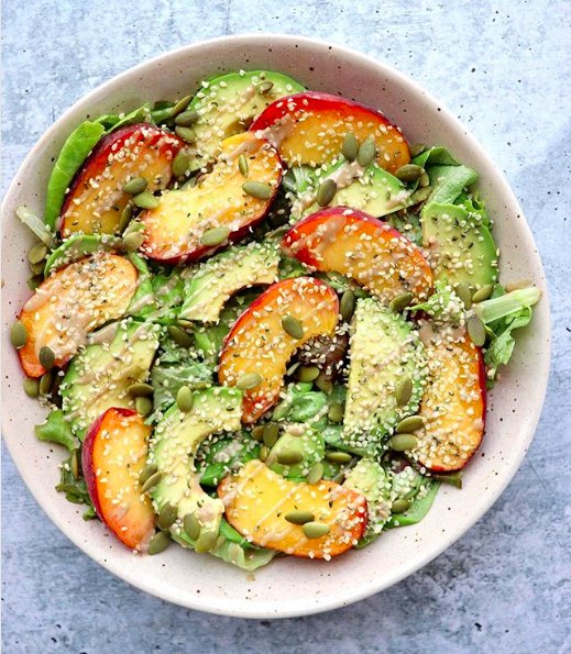 Peach Avocado Salad Recipe | The Feedfeed