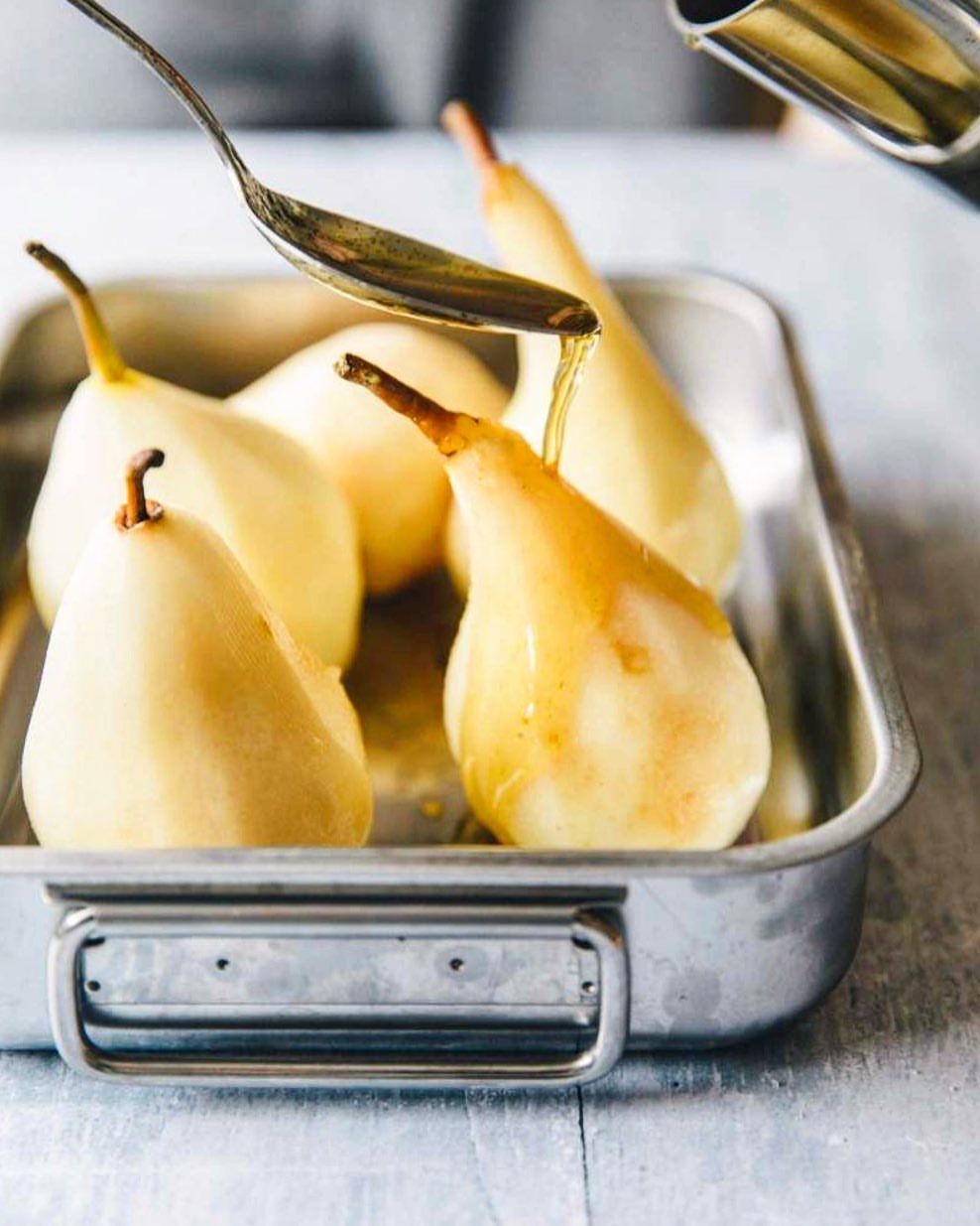 Phyllo Wrapped Chocolate Stuffed Pears Recipe | The Feedfeed