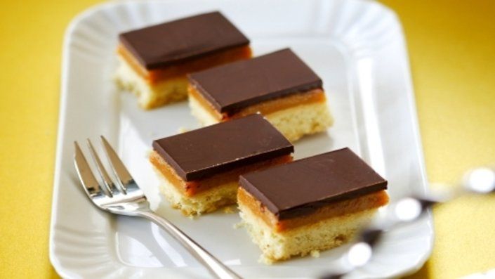 Caramel Chocolate Shortbread Recipe | The Feedfeed