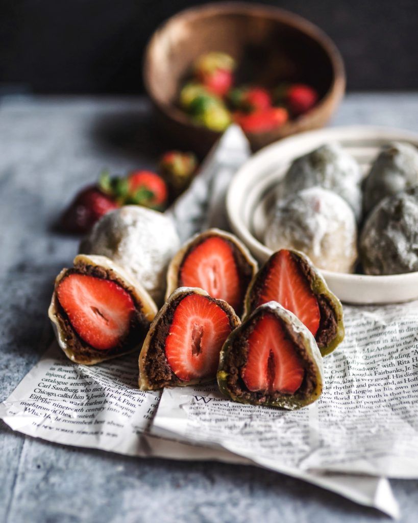 Strawberry Stuffed Mochi (ichigo daifuku) Recipe | The Feedfeed