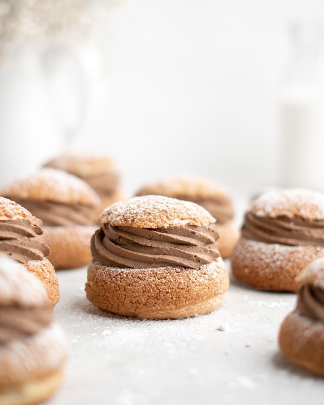 Cream Puffs with Mocha Filling Recipe | The Feedfeed