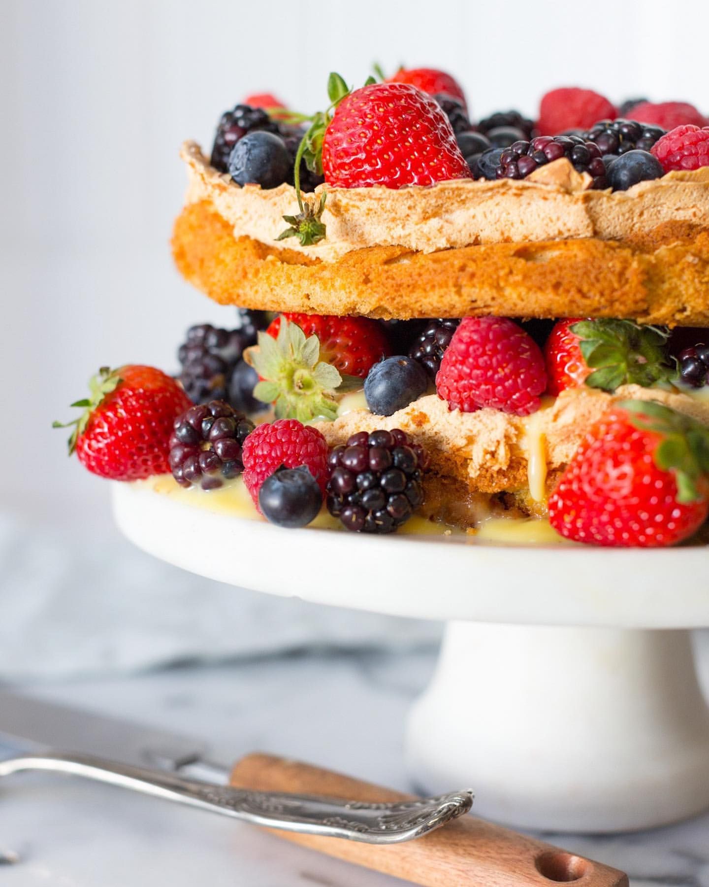 Berry Torte Recipe | The Feedfeed