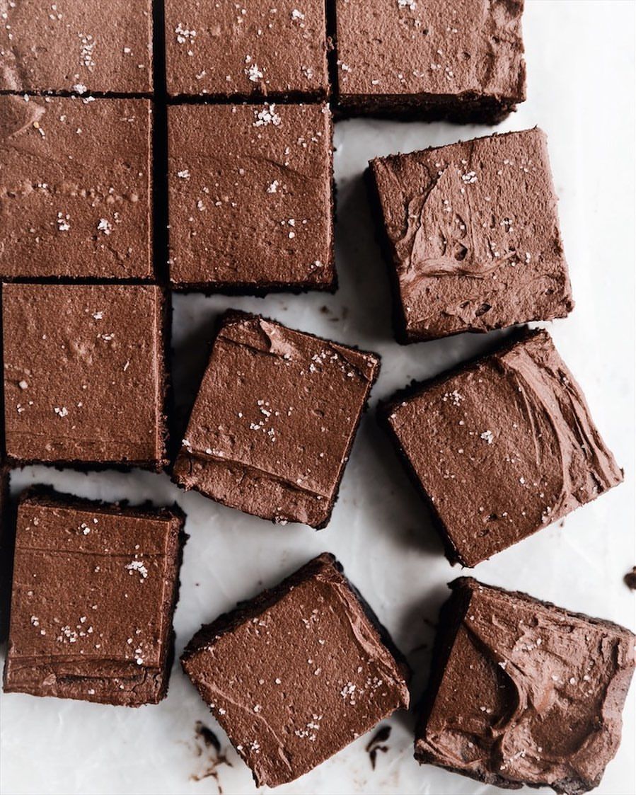 Chocolate Fudge Frosted Brownies Recipe | The Feedfeed