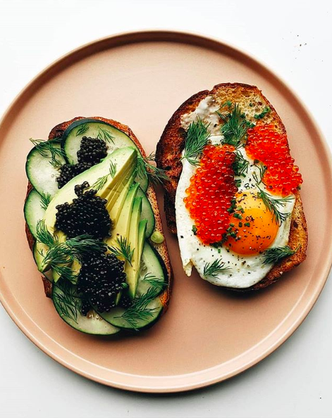 Caviar Toasts Recipe | The Feedfeed