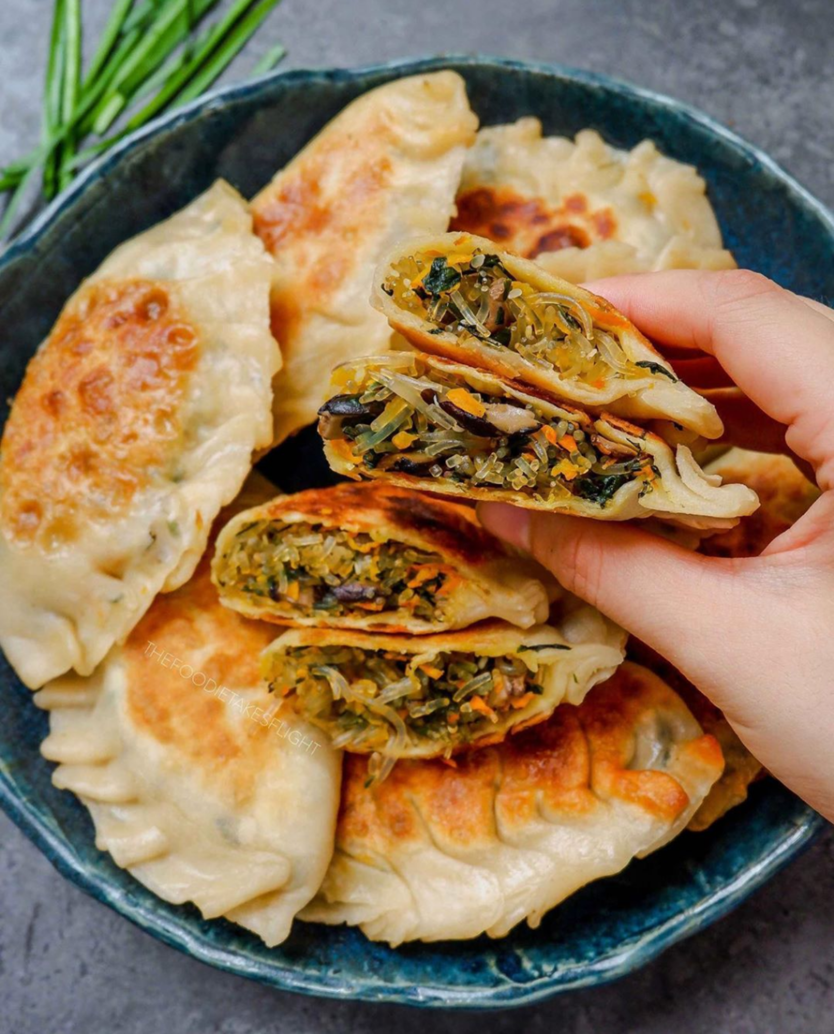 Chive Noodle Hand Pies Recipe | The Feedfeed