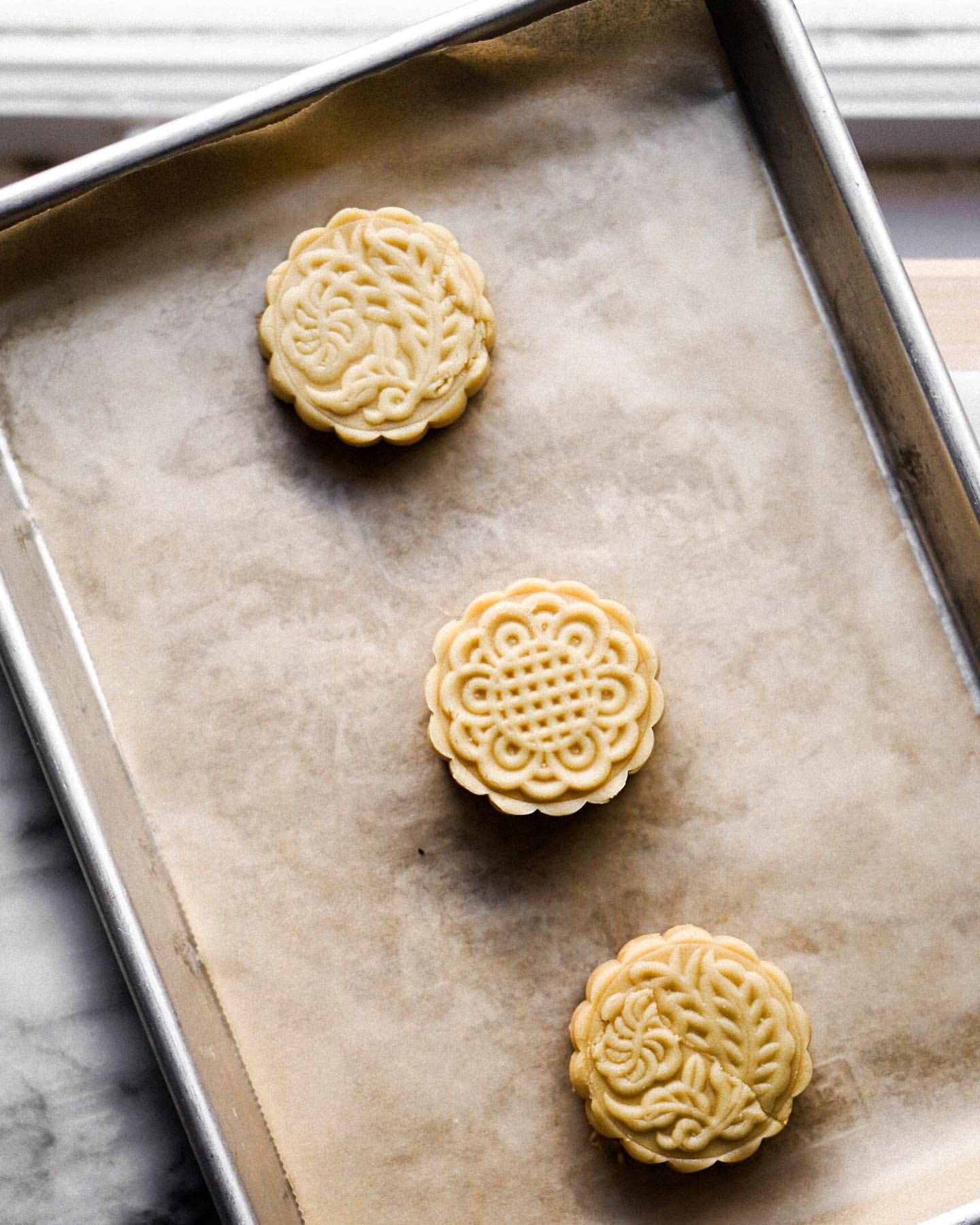 Salted Peanut and Honey Mooncakes Recipe | The Feedfeed