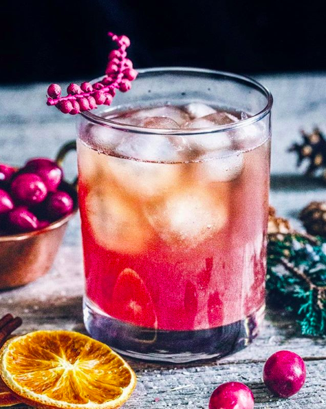Vanilla Cranberry Old Fashioned Recipe | The Feedfeed