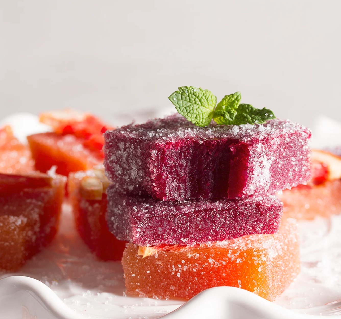 Pomegranate and Orange Grapefruit Gumdrops Recipe | The Feedfeed