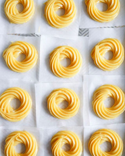 Lemon Crullers with Honey Lemon Glaze Recipe | The Feedfeed