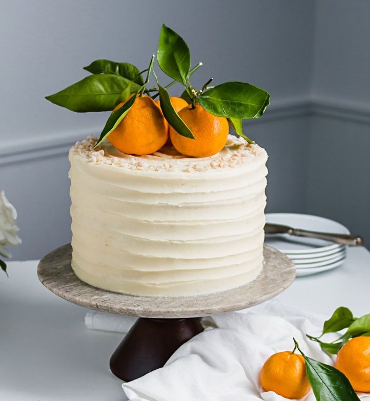 Ginger Satsuma Layer Cake Recipe | The Feedfeed