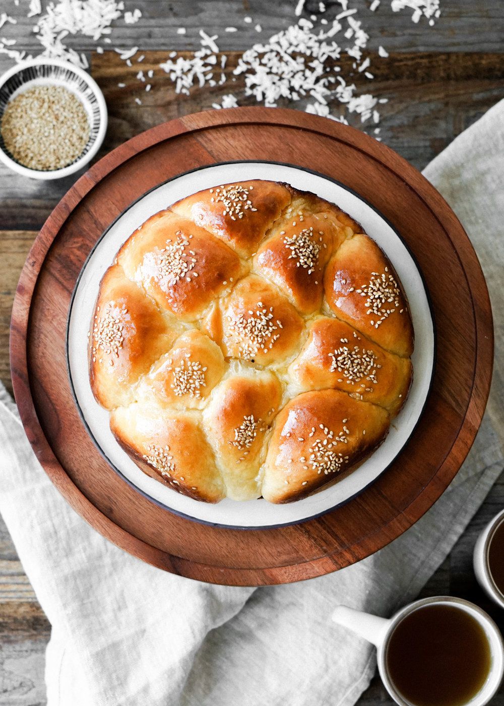 Coconut Pull Apart Buns Recipe | The Feedfeed