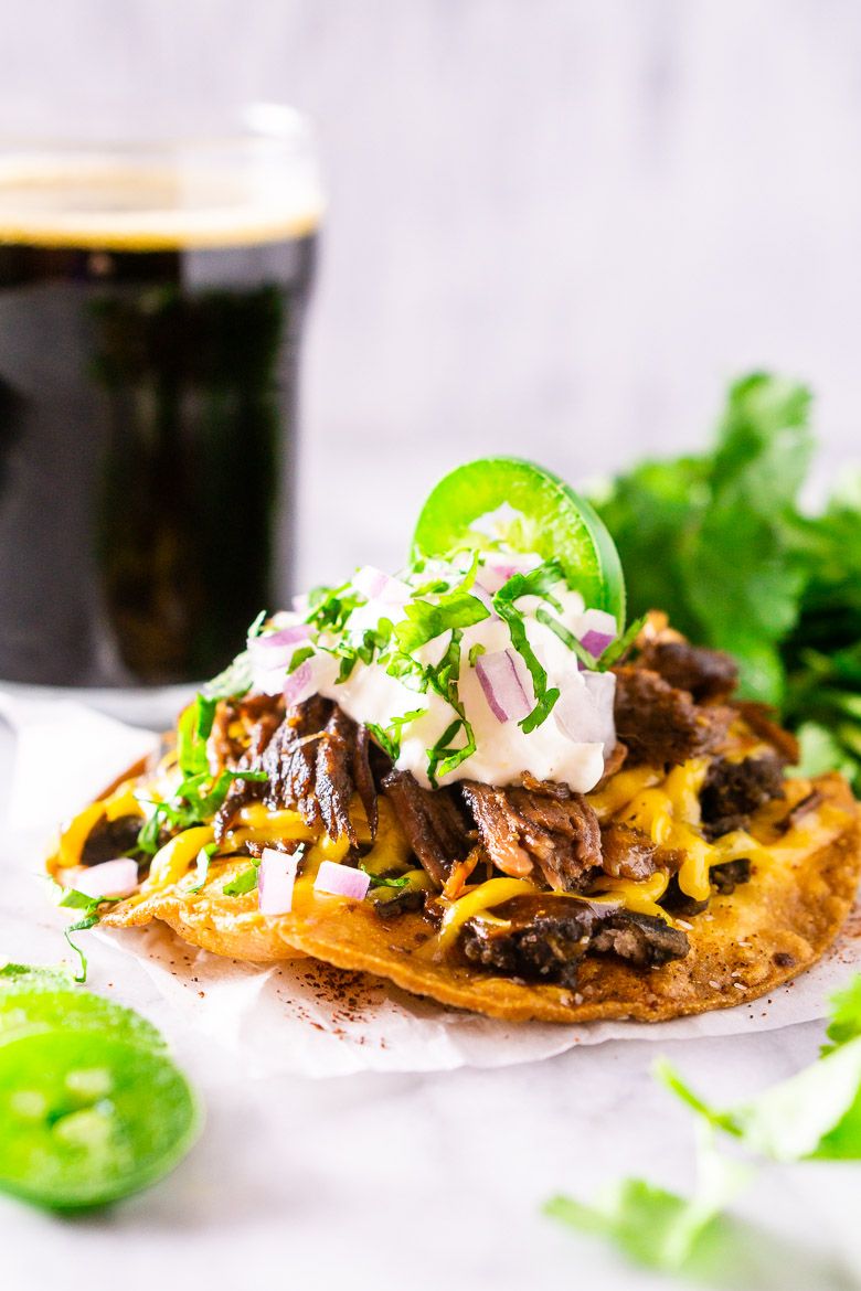 Beer Braised Spicy Shredded Beef Tacos Recipe | The Feedfeed