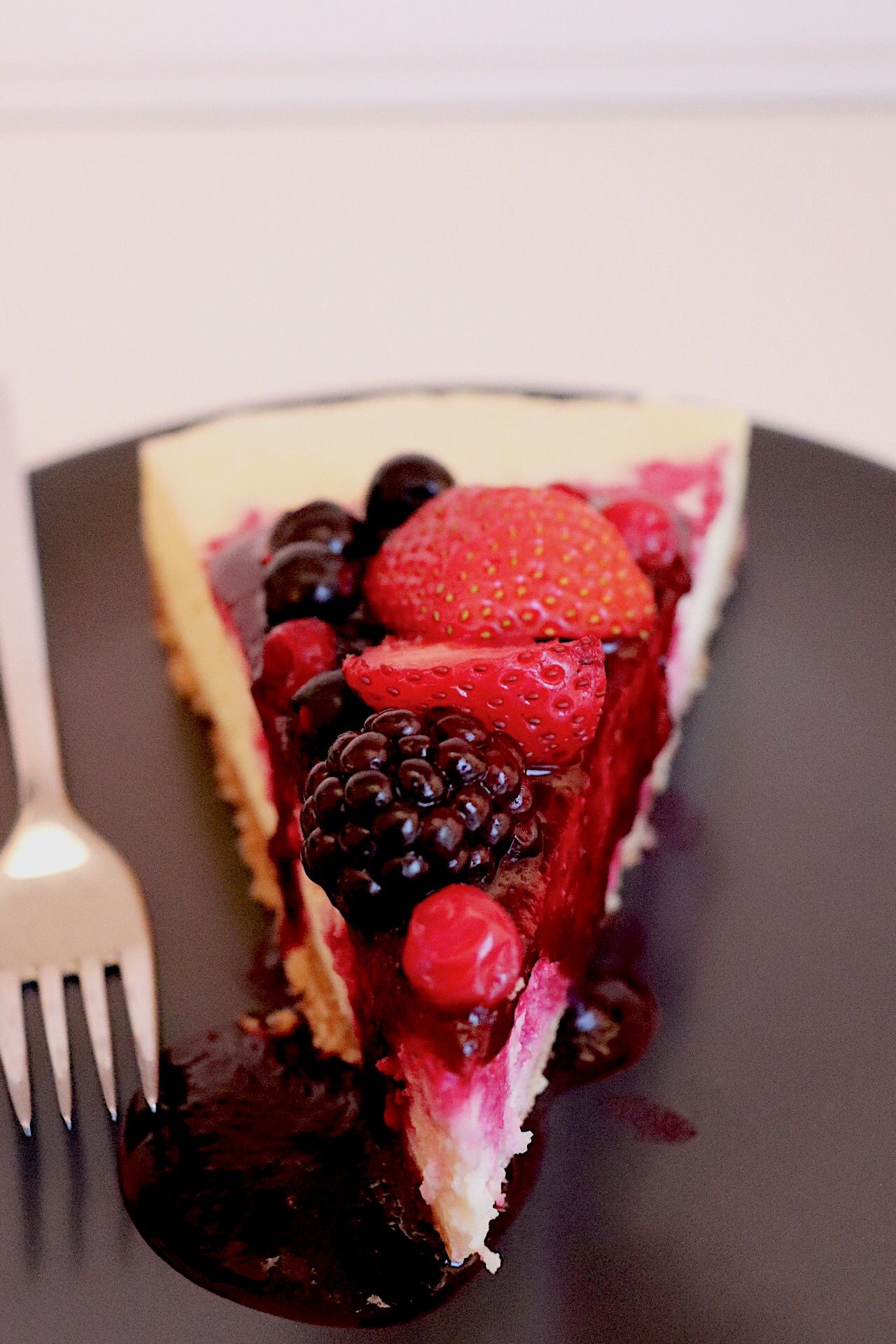 Cheesecake with Berries Recipe | The Feedfeed