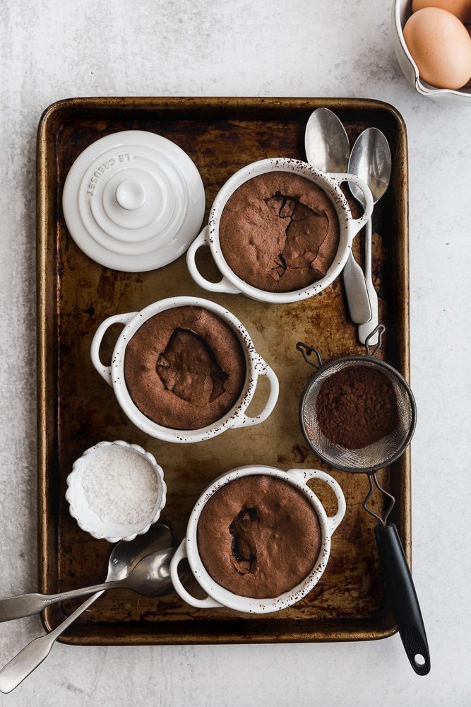 Mini Molten Chocolate Cakes Recipe | The Feedfeed