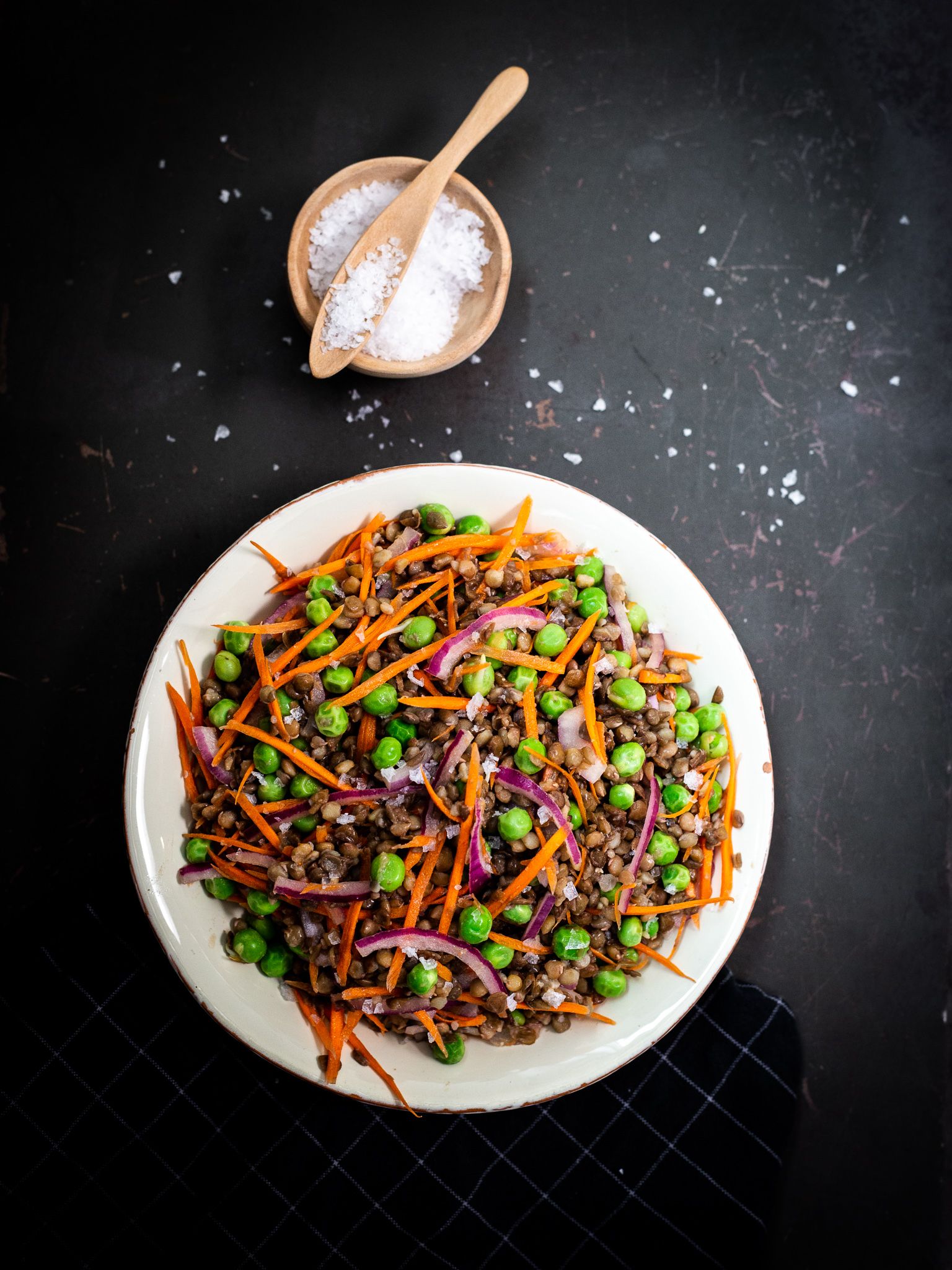 Lentil Pea Salad Recipe | The Feedfeed