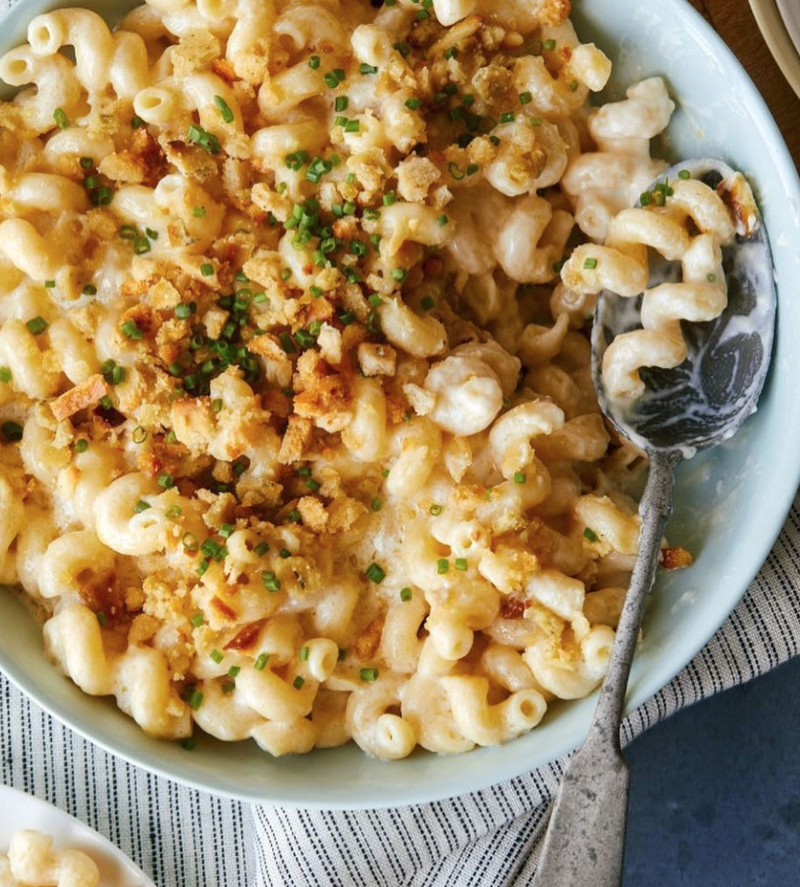 Taleggio Mac and Cheese with Buttery Crackers Recipe | The Feedfeed