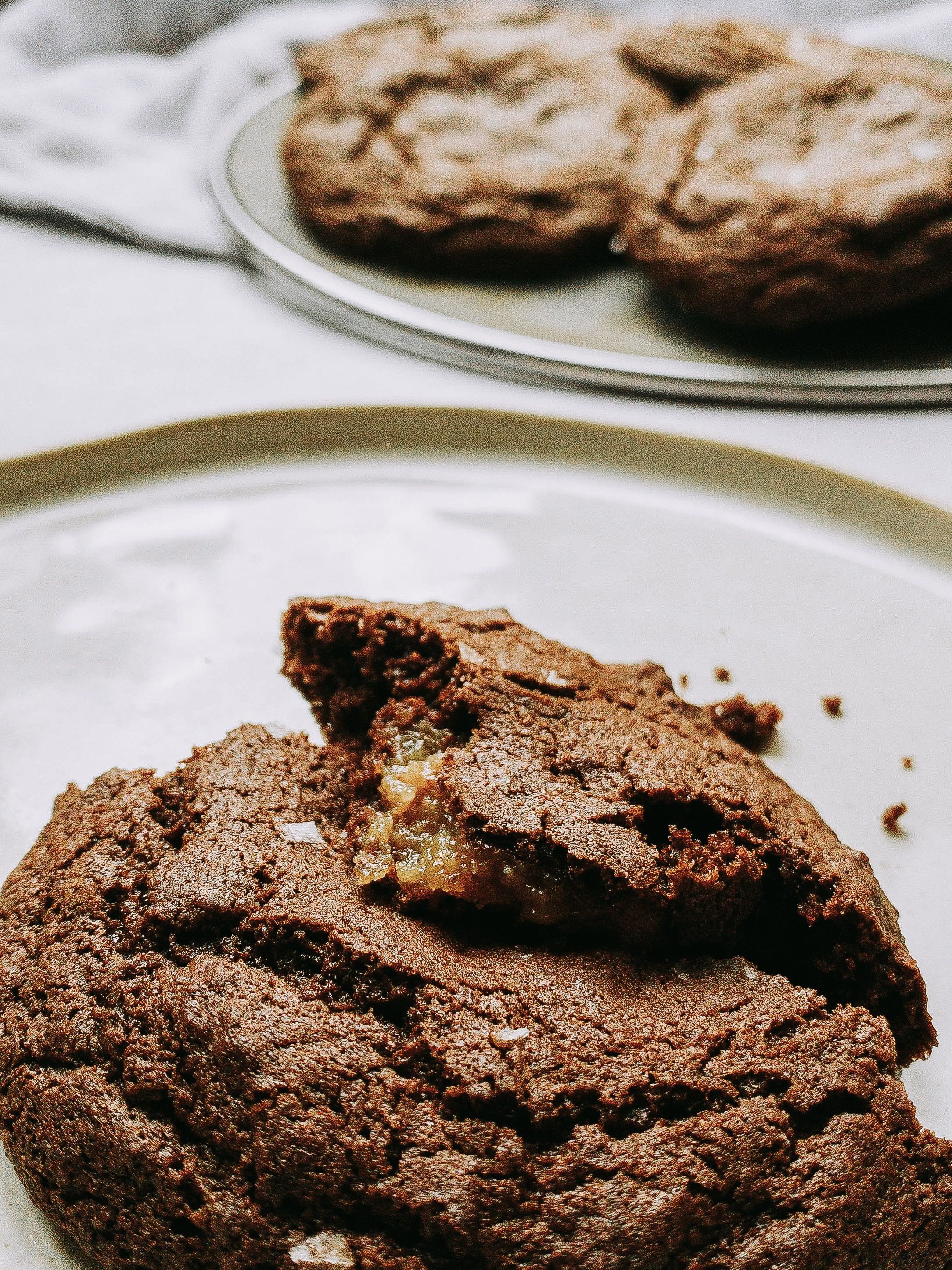 Caramel Stuffed Chocolate Cookies Recipe | The Feedfeed