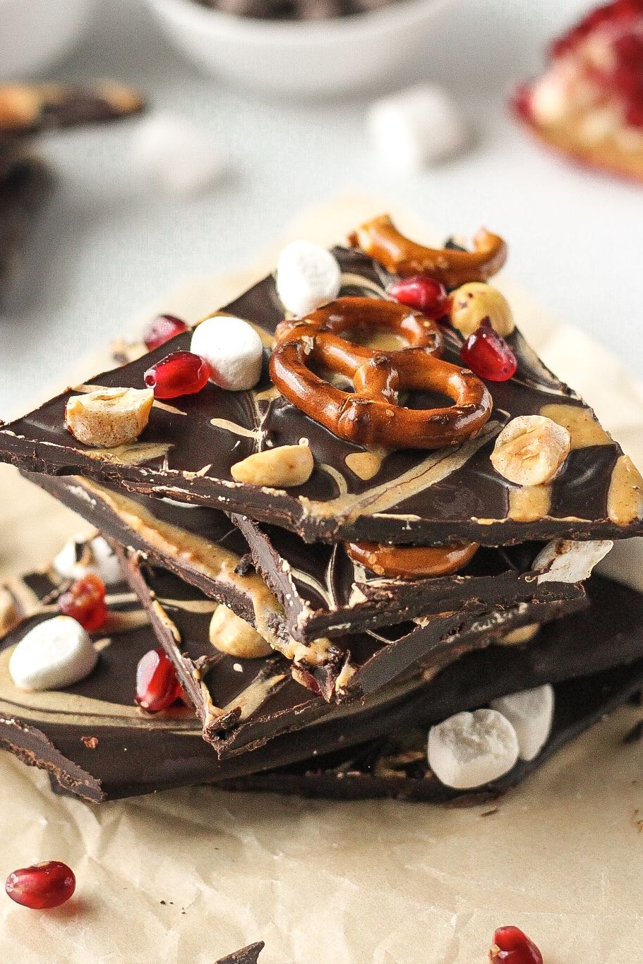 Fruit and Nut Chocolate Bark Recipe | The Feedfeed