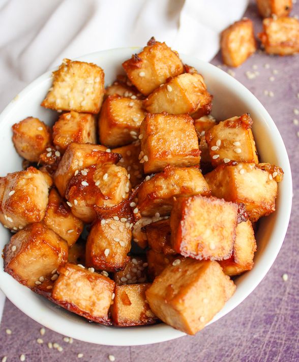 Baked Sesame Ginger Crispy Tofu Recipe | The Feedfeed Baked Sesame Ginger Crispy Tofu Recipe | The Feedfeed
