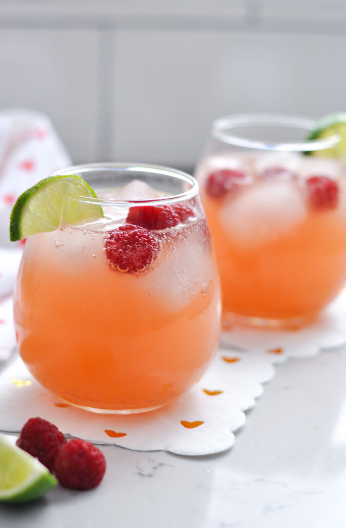 Raspberry Lime Mocktail Spritzer Recipe | The Feedfeed