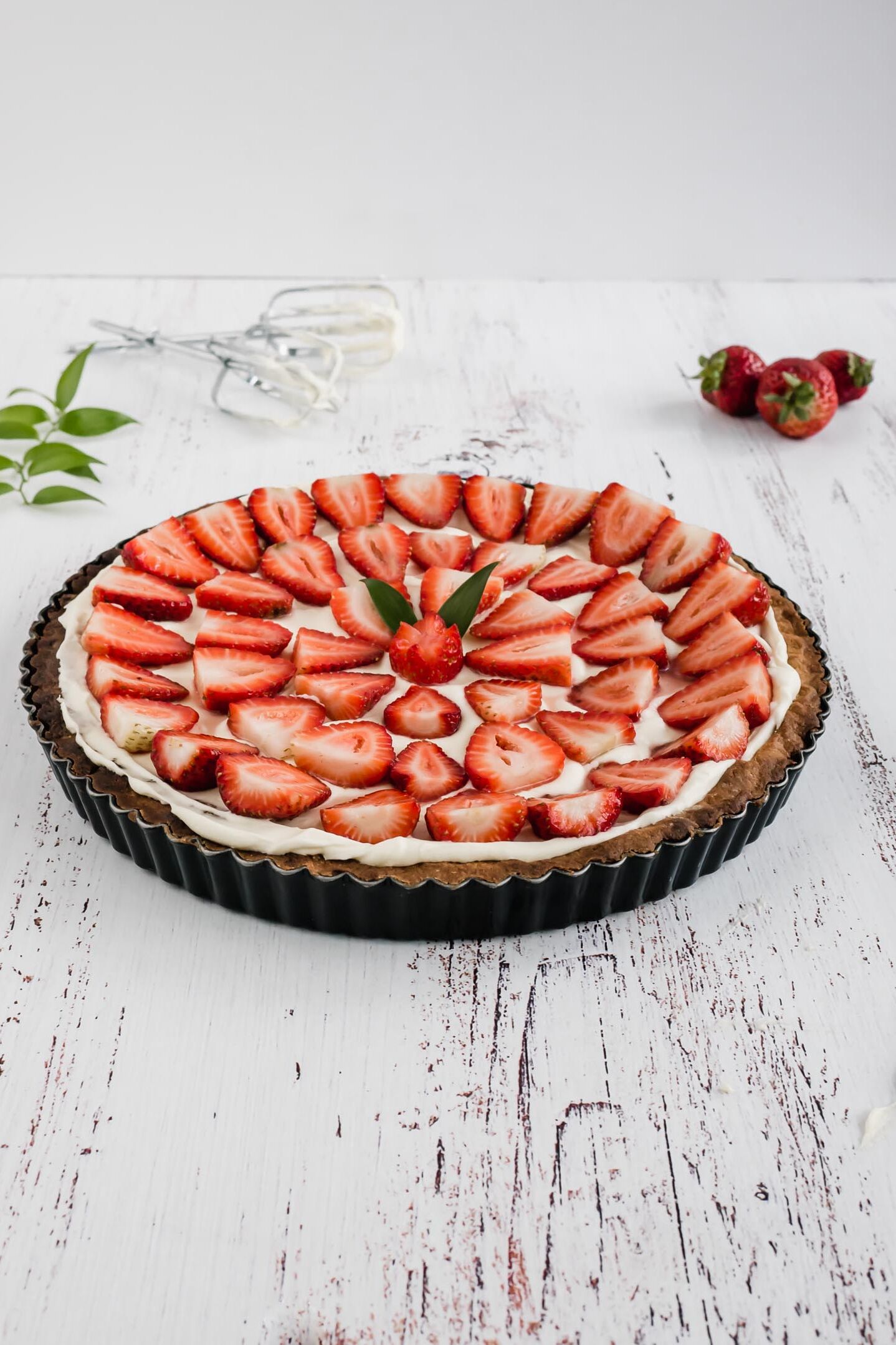 Strawberry Tart with Cream Filling Recipe | The Feedfeed