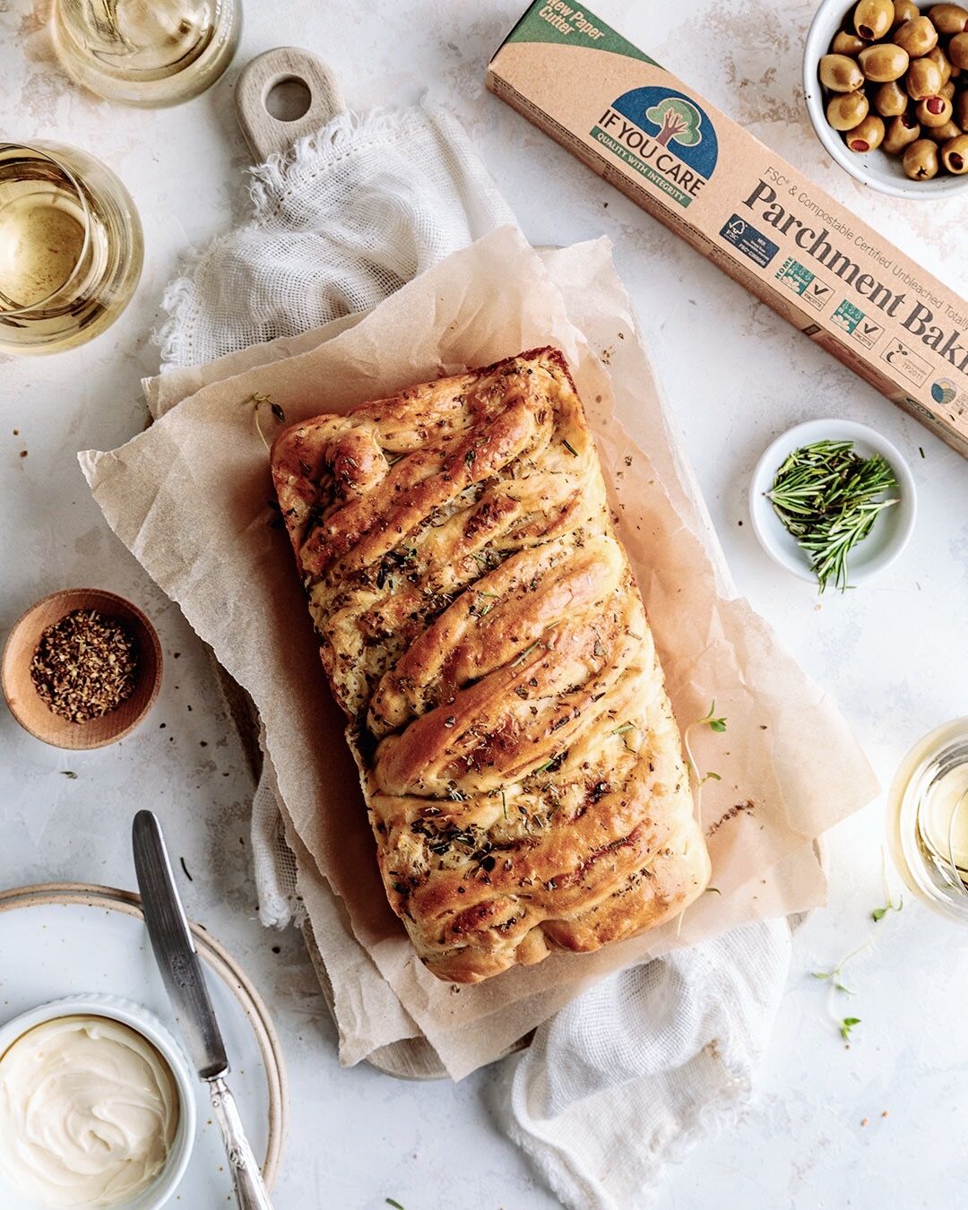 Brie Brioche Babka With Herbs Recipe | The Feedfeed