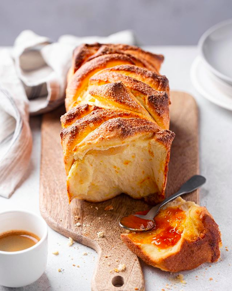 Orange Marzipan Pull-Apart Loaf Recipe | The Feedfeed