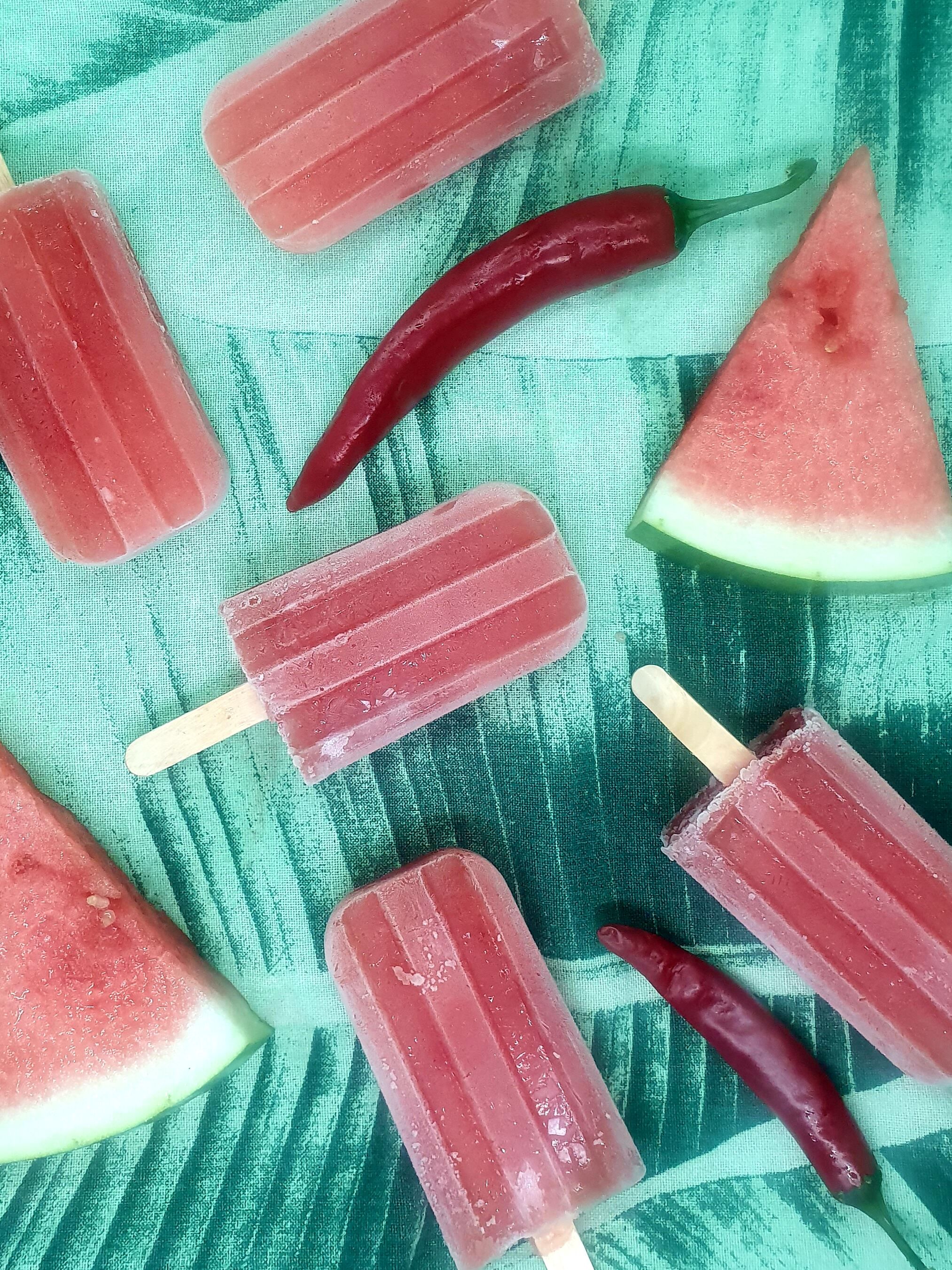 Spicy Chili Watermelon Popsicle Recipe | The Feedfeed