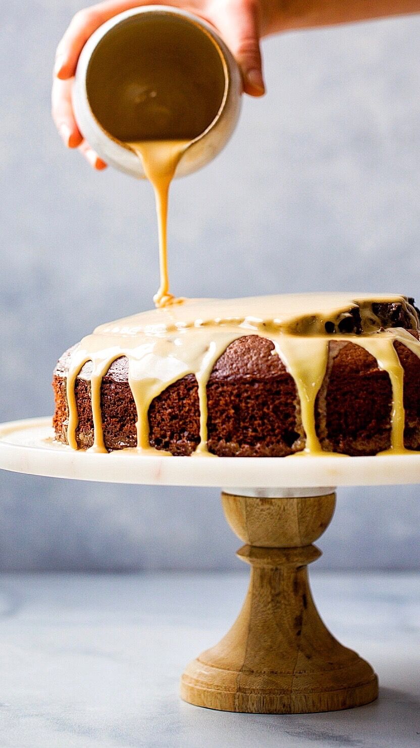 Chocolate Stout Cake with Irish Cream Glaze Recipe | The Feedfeed