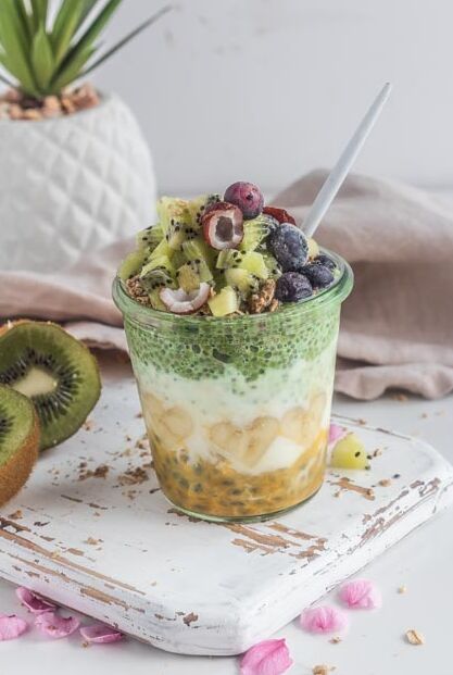 Lemon Curd and Matcha Chia Pudding Recipe | The Feedfeed