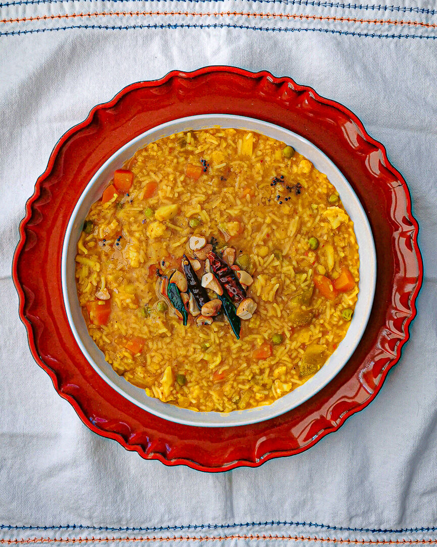Indian Rice and Lentils (Bisi Bele Bath) Recipe | The Feedfeed