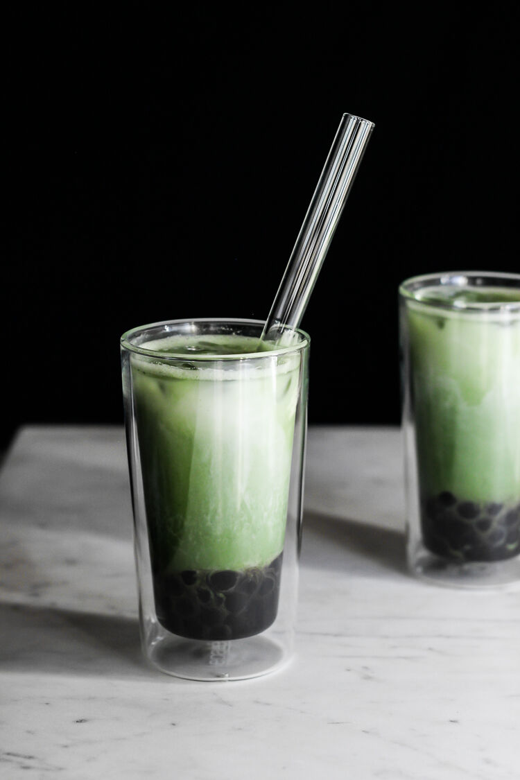 Pandan Matcha Bubble Tea Recipe | The Feedfeed