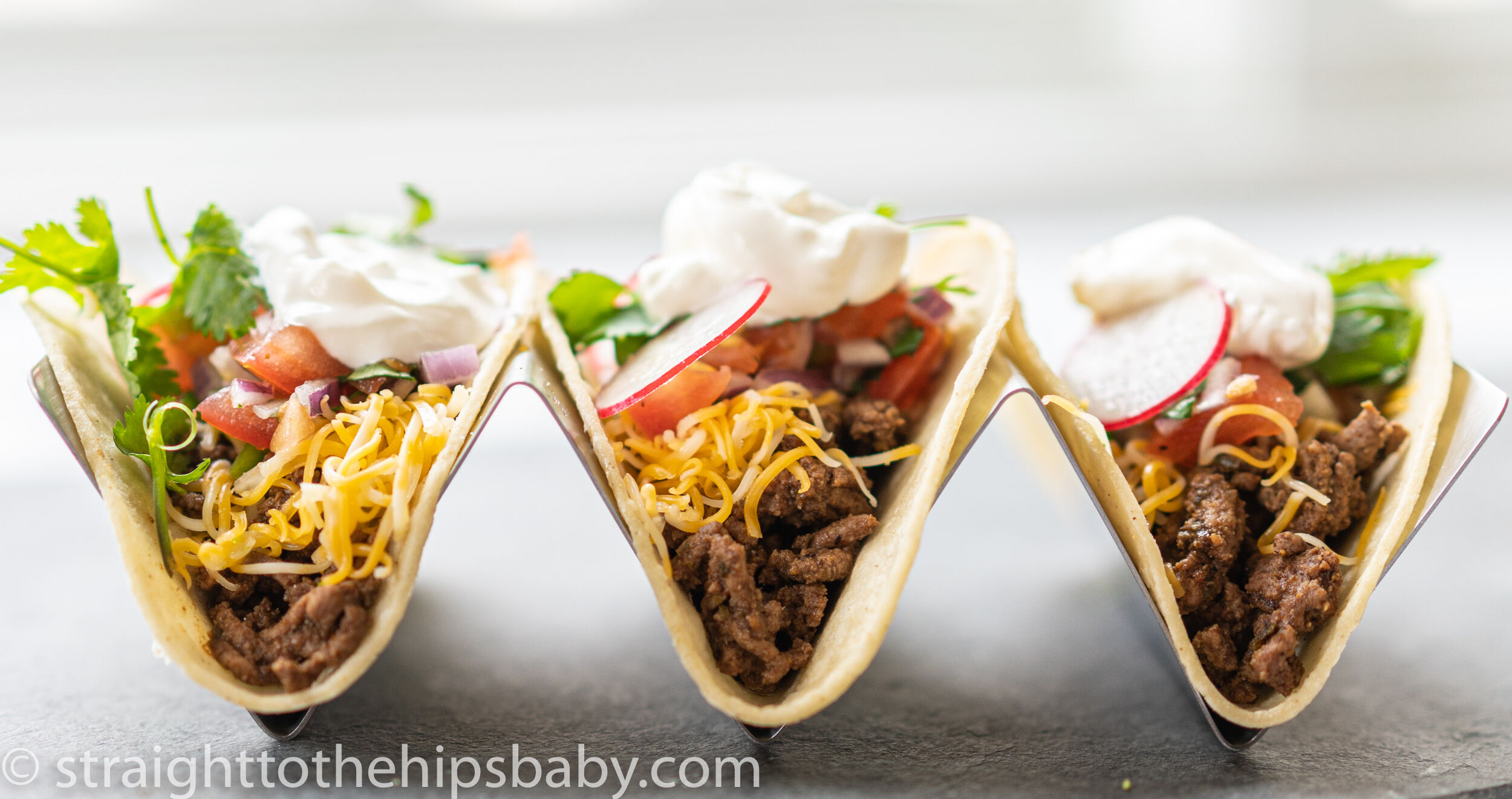 Zesty Beef Tacos & Cilantro Lime Crema Recipe | The Feedfeed