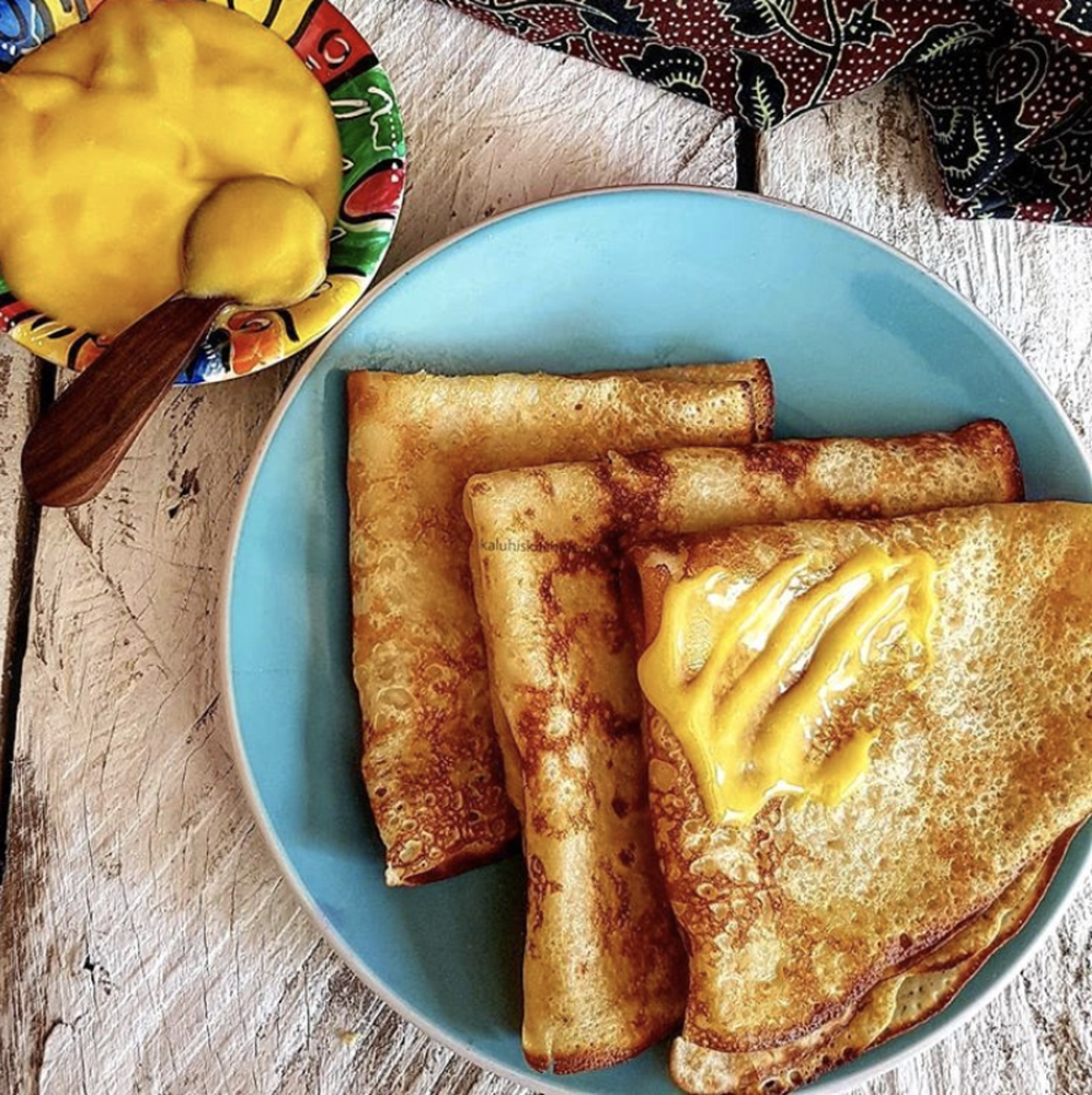 Coconut Crepes with Passionfruit Curd Recipe | The Feedfeed